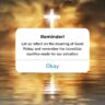 Remembering the Sacrifice: 8 Good Friday Social Media Post Ideas - Your ...