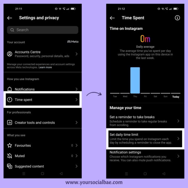 Stop Scrolling and Start Living: How to Set Time Limit on Instagram and ...
