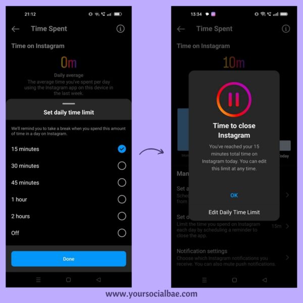 Stop Scrolling and Start Living: How to Set Time Limit on Instagram and Prioritize Your Well-Being