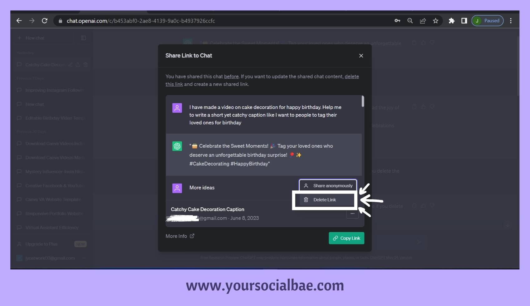 How To Share ChatGPT Conversation With Ease: A Step-by-Step Guide - Your Social Bae